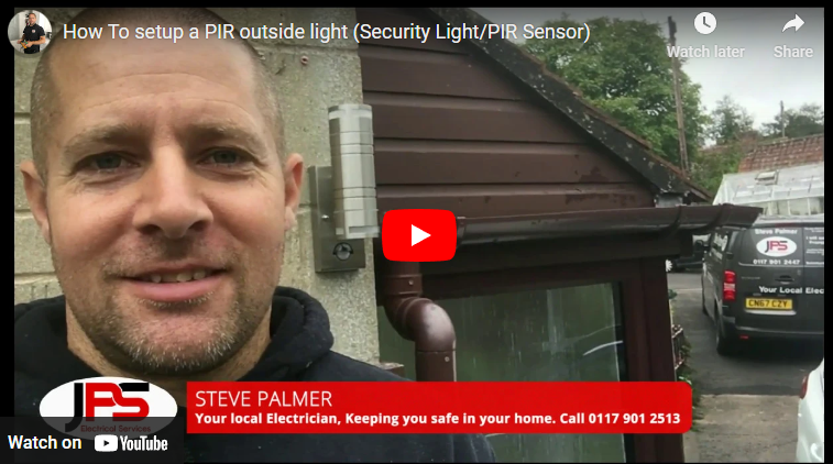 How To setup a PIR outside light (Security Light/PIR Sensor)